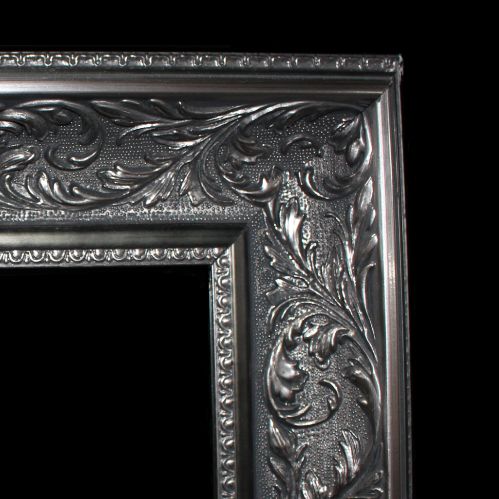 Photobooths | Ornate Graphite Magic Mirror Frame | Magic Mirror Booth